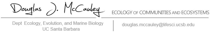 Douglas J. McCauley - UC Santa Barbara